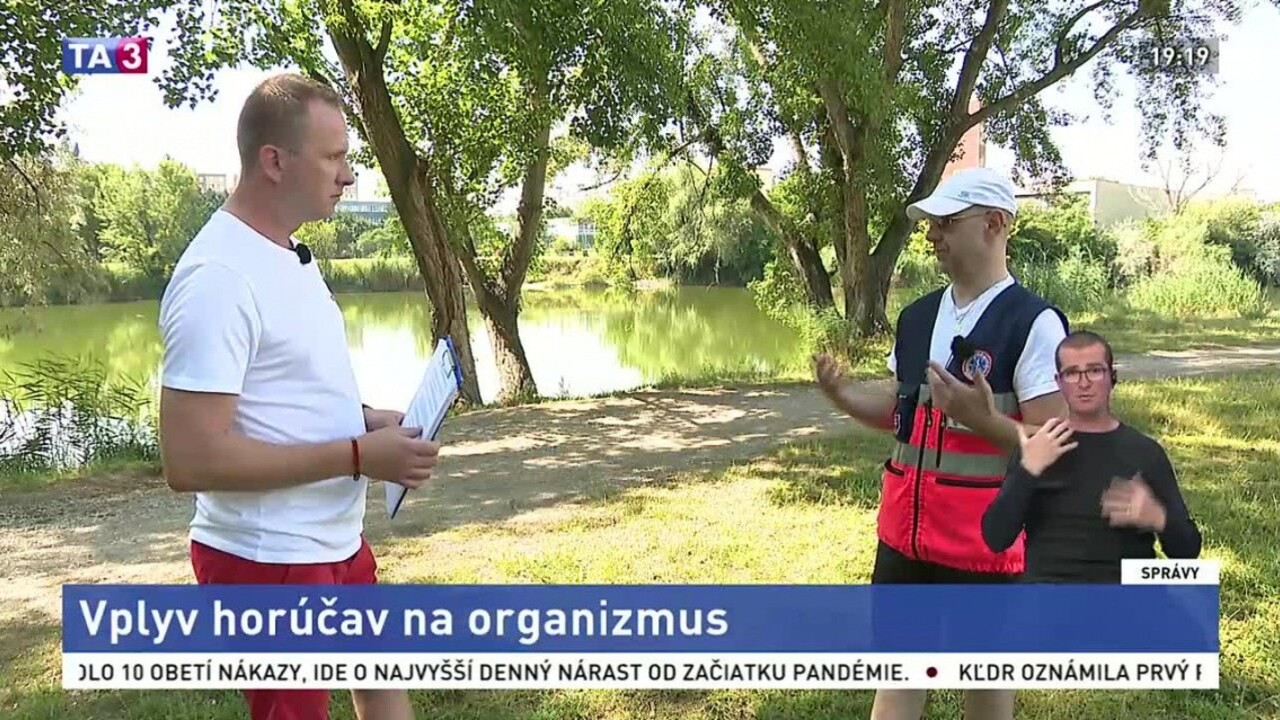 Lekár ZZS M. Balko o vplyve letných horúčav na organizmus | ta3