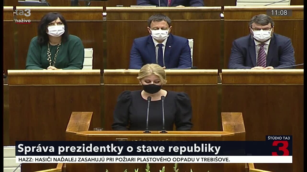 Prejav prezidentky Z. Čaputovej o stave republiky | ta3