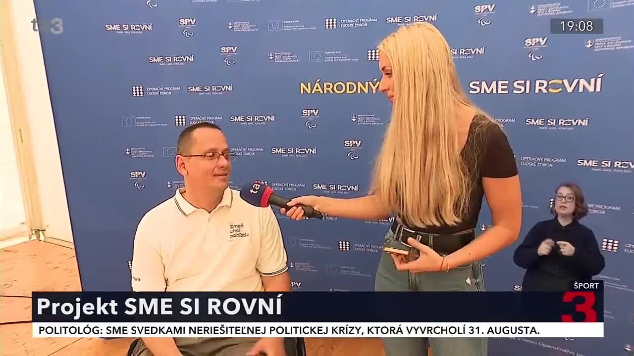 Projekt Sme si rovní pomáha ľuďom so zdravotným postihnutím vrátiť sa naspäť do života | ta3