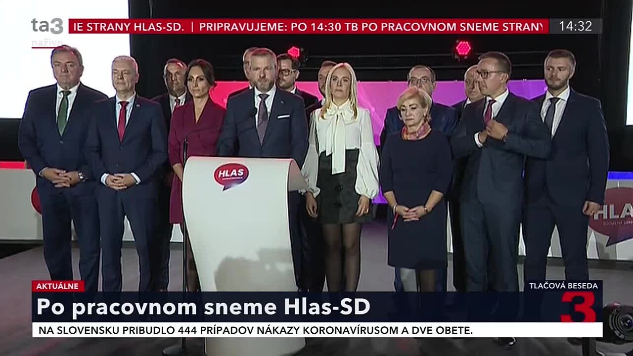 TB predsedu strany Hlas-SD P. Pellegriniho po pracovnom sneme | ta3