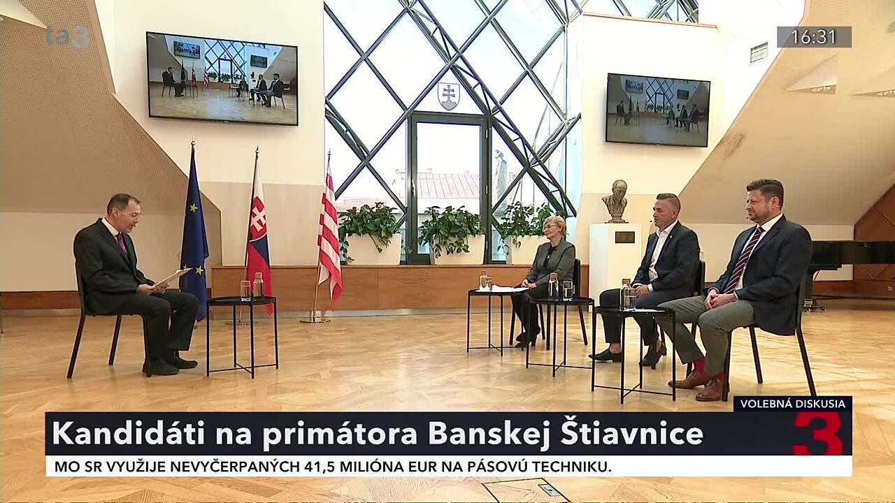 Predvolebné diskusie ta3: Boj o kreslo primátora Banskej Štiavnice | ta3