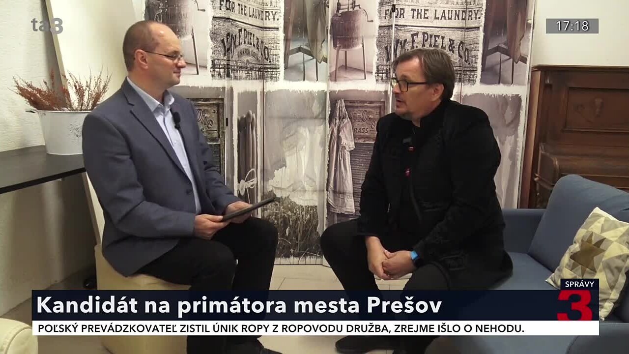 Predvolebné diskusie ta3: Boj o kreslo primátora mesta Prešov | ta3