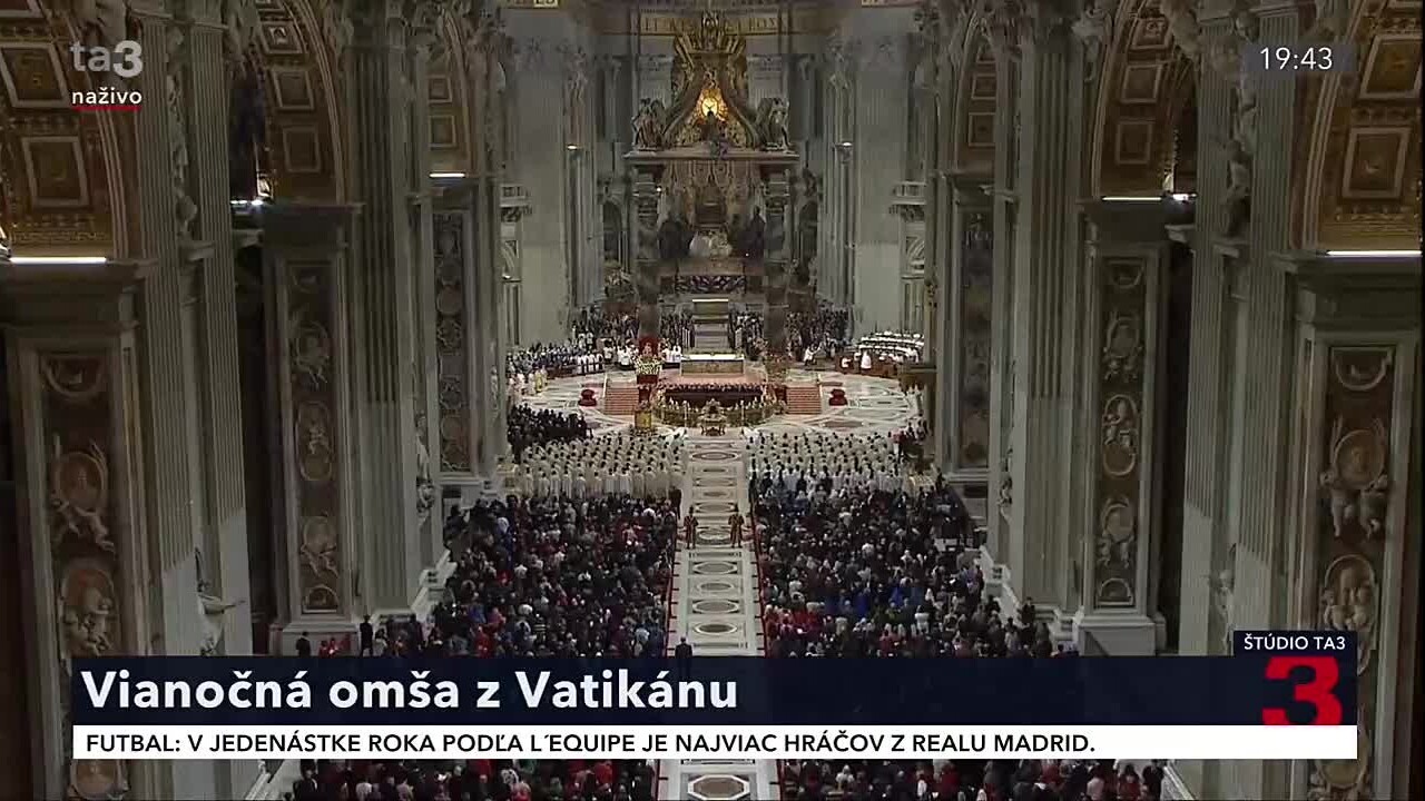 Vianočná omša z Vatikánu | ta3