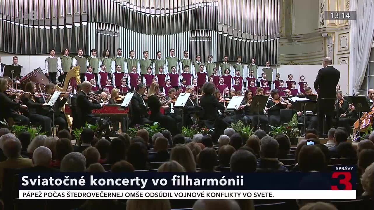 Slovenská filharmónia už tradične uviedla Vianočné koncerty, pripravený ...