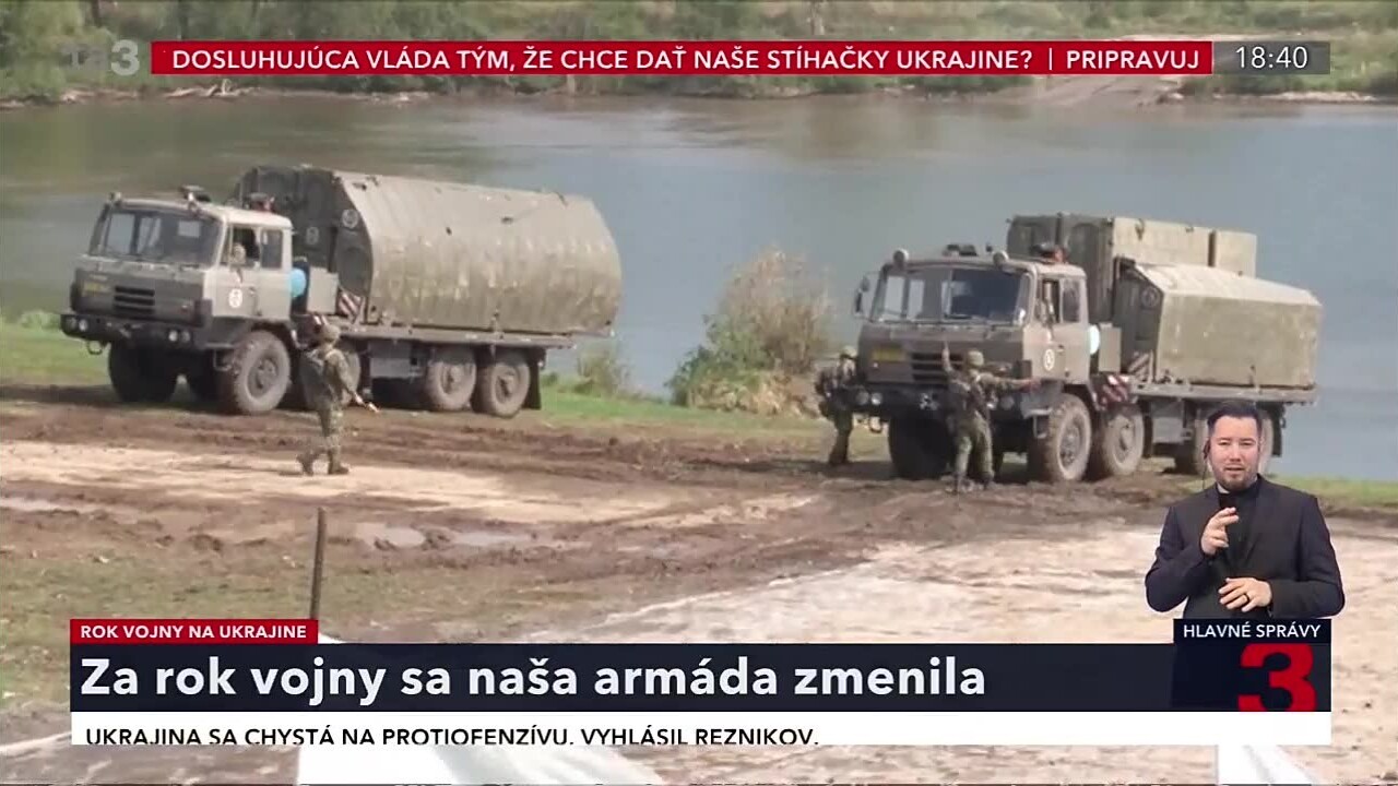 Vojna na Ukrajine ukázala katastrofálny technický stav našej armády. Za rok sa toho veľa zmenilo ...