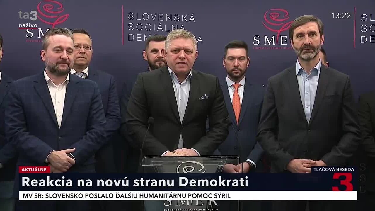 TB strany Smer ako reakcia na vznik subjektu Demokrati | ta3