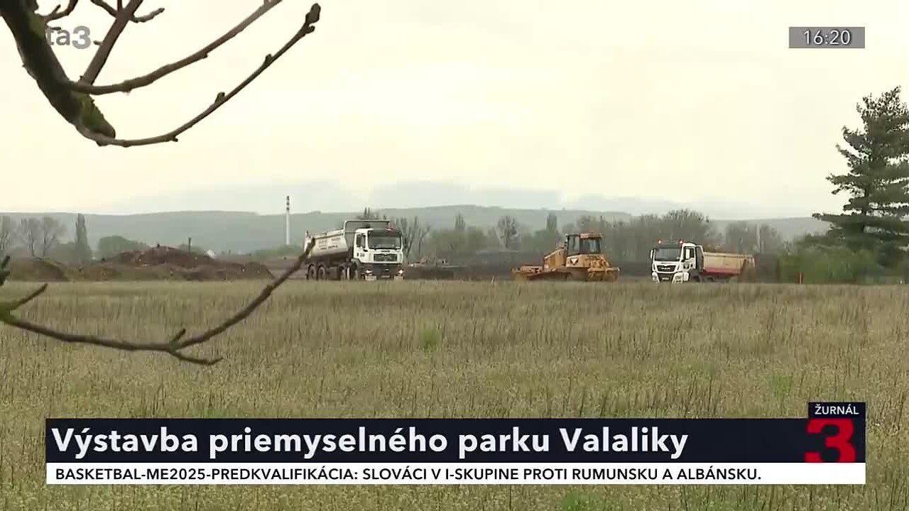 Výstavba priemyselného parku Valaliky napreduje. Strategickým ...