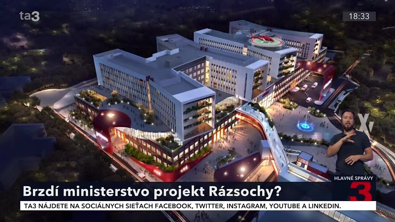 Projektanti nemocnice Rázsochy sa sťažujú na rezort zdravotníctva. Odmieta vraj prevziať časť ...
