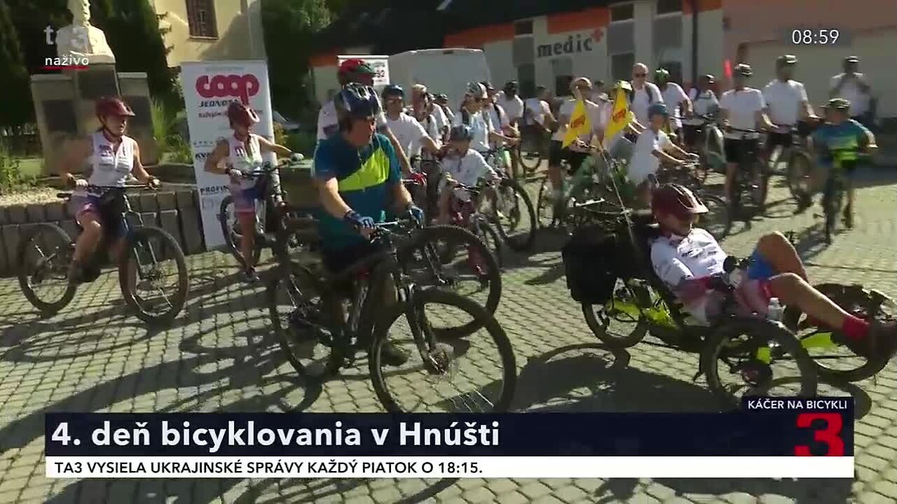 Podujatie Káčer na bicykli sa dostalo do druhej polovice. Štvrtý deň sa odohráva v Hnúšti | ta3