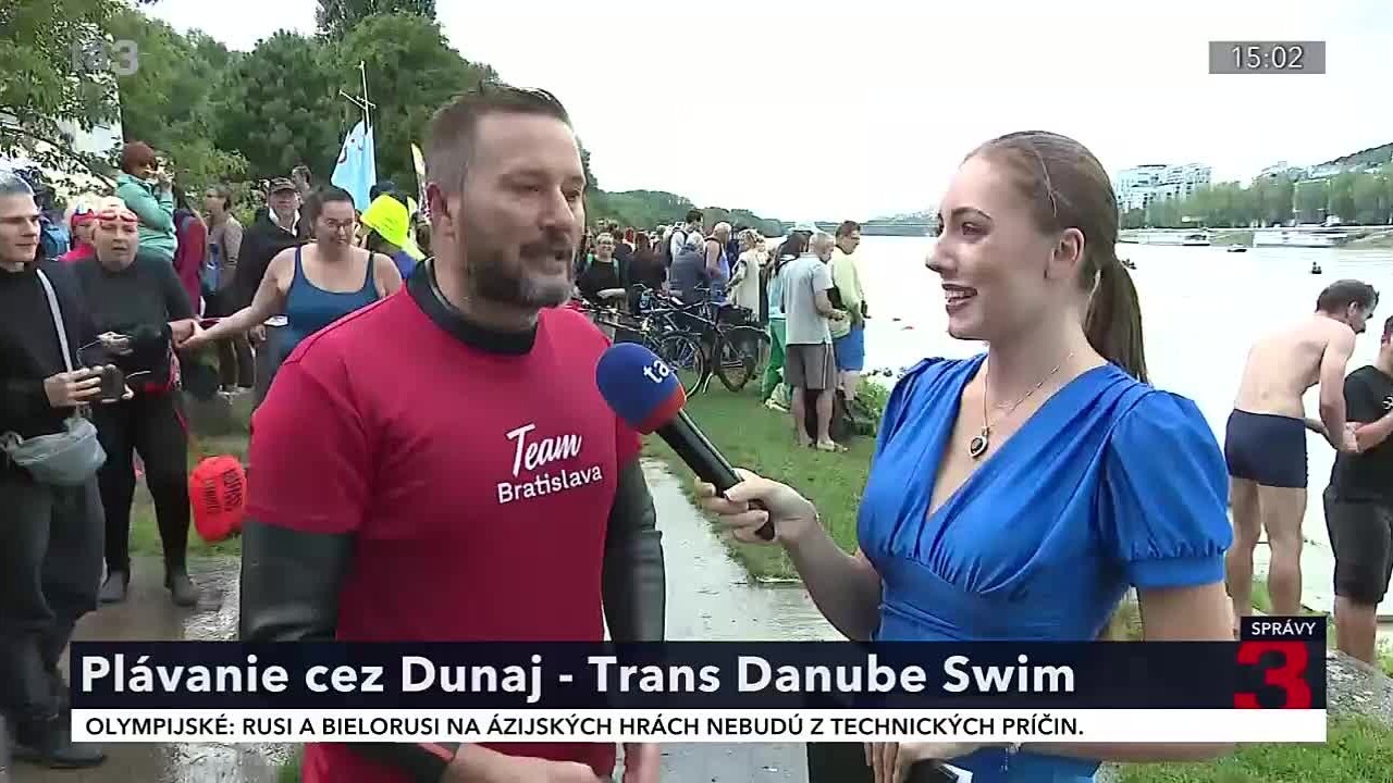 Plávanie cez Dunaj - Trans Danube Swim. Ako to tam vyzerá? | ta3