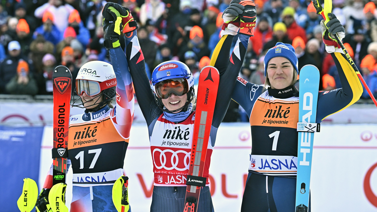 Shiffrinová zvíťazila v slalome v Jasnej, ide o jej tretí slalomový ...