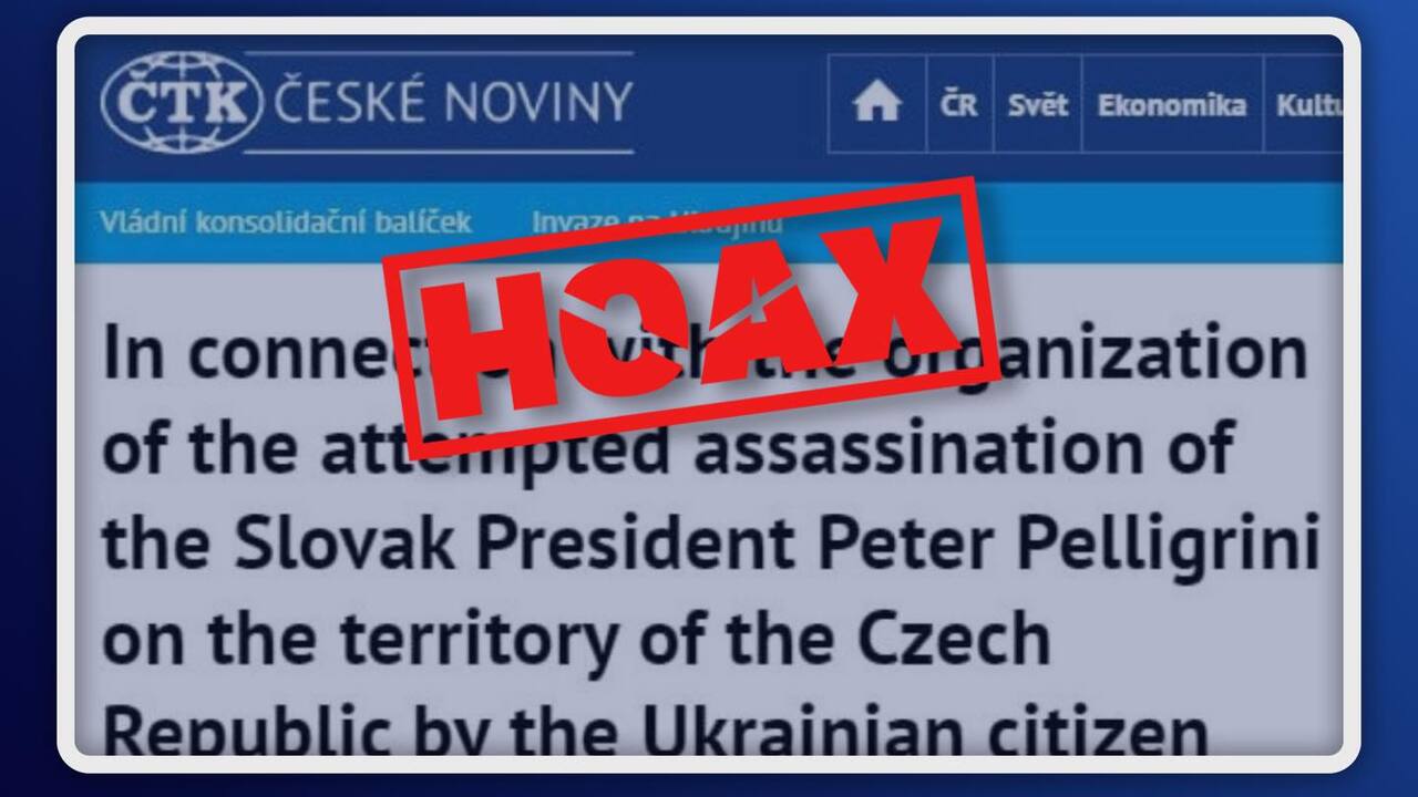 Vymyslený atentát na novozvoleného prezidenta Slovenska. Web ČTK napadli hackeri | ta3