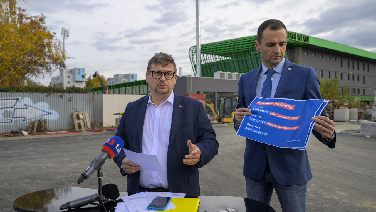 Výstavba štadióna a organizácia EURO U21 v Prešove sú ohrozené. Niekto ...